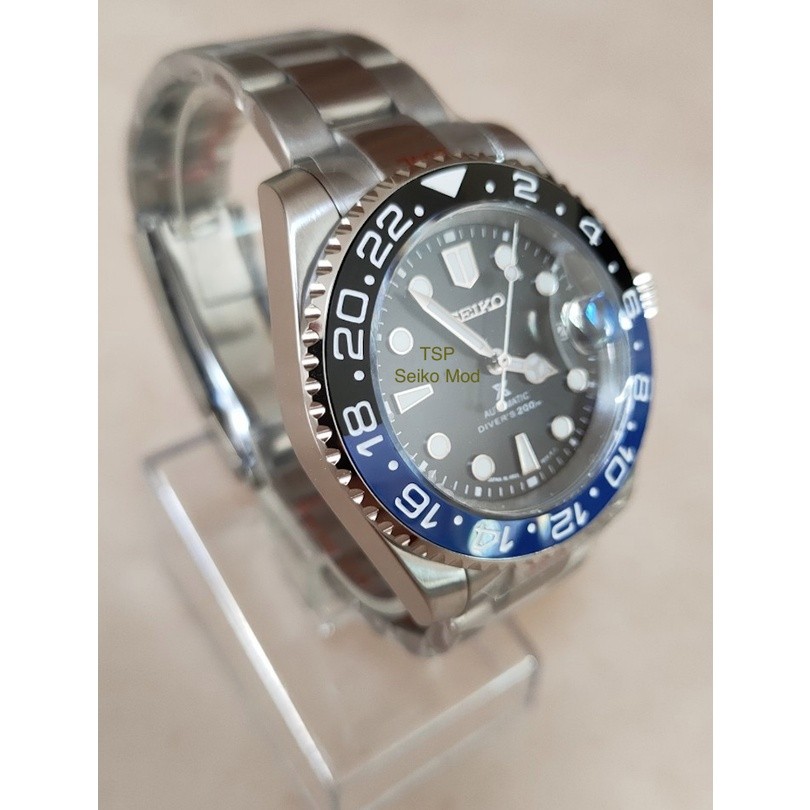 Seiko Mod Batman GMT Master Prospex Edition | Shopee Thailand