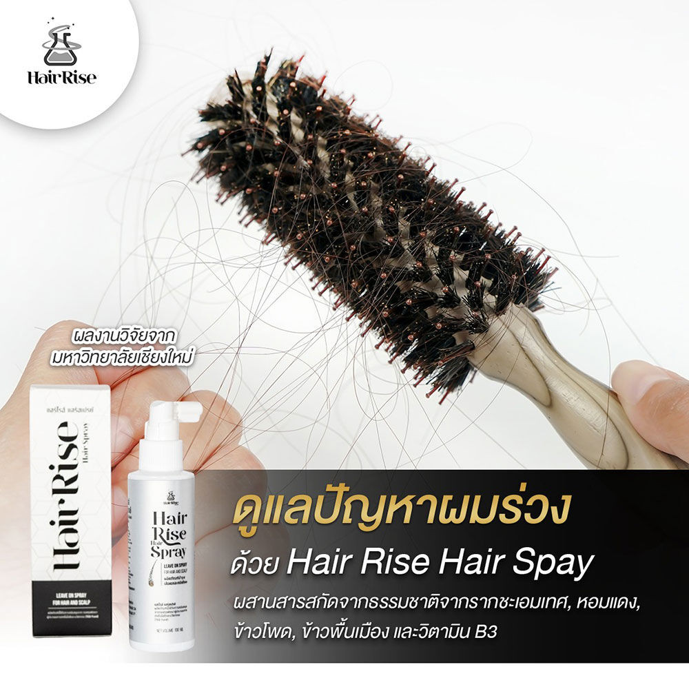 Hair Rise Hair Spray 20ml แฮร์ไรส์ สเปรย์ดูแลเส้นผมและหนังศีรษะ ...