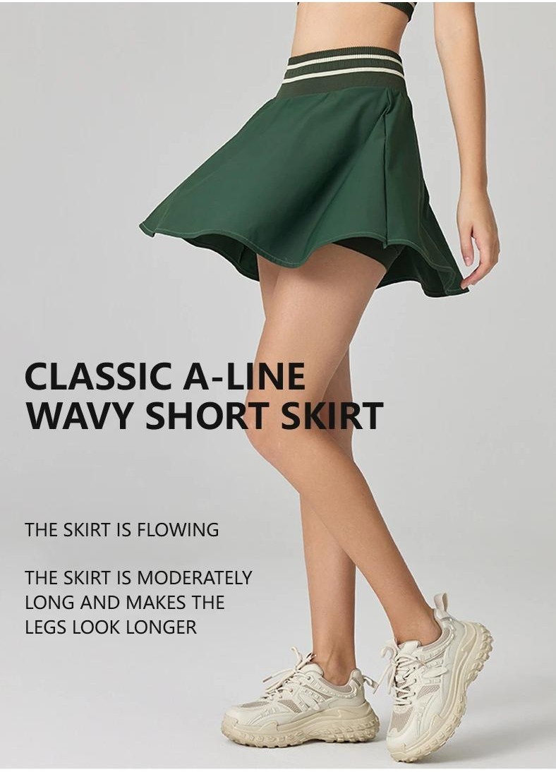 กระโปรงกีฬาsportsangel พร้อมกระโปรง A-Line ป้องกันรังสียูวีด้านใน ...