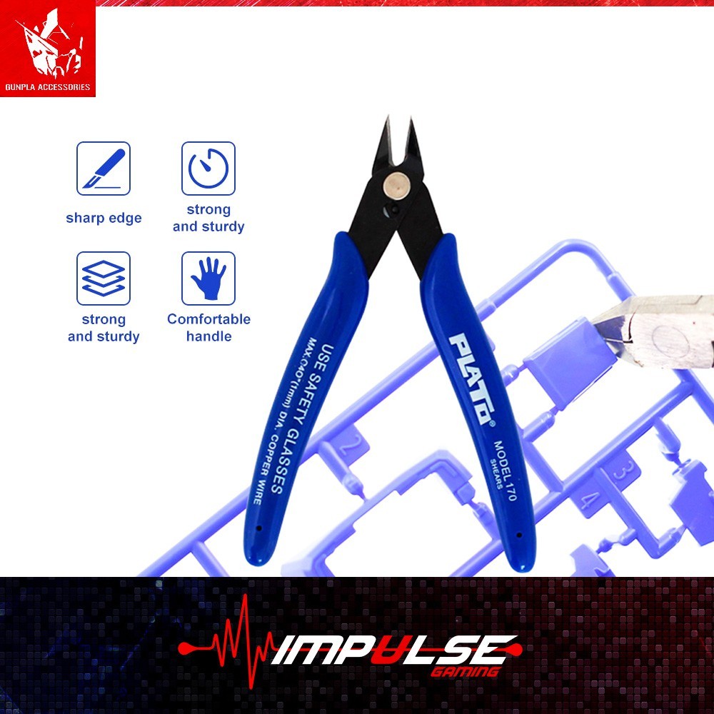 ในสต็อก VT อุปกรณ์เสริม Gundam Gunpla เครื่องมือ Plato รุ่น 170 เครื่องตัดกรรไกร Nipper VT053 ...