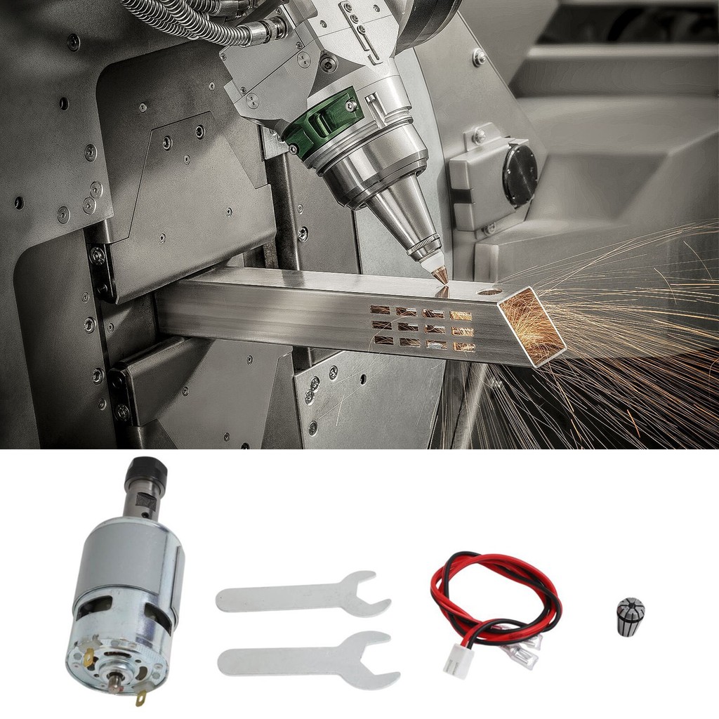 [สต็อก] Cnc 775 แกนมอเตอร์ DC 12V-24V 20000RPM มอเตอร์ไฟฟ้าลูกปืนแกน ...