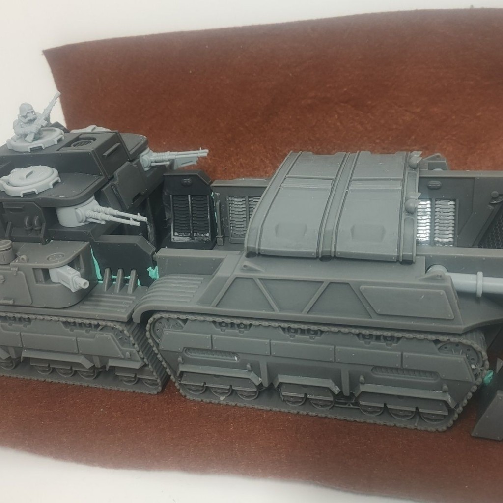 [โมเดล Chess Pieces] Warhammer Large Cleg Truck 3D Printing White Model ...