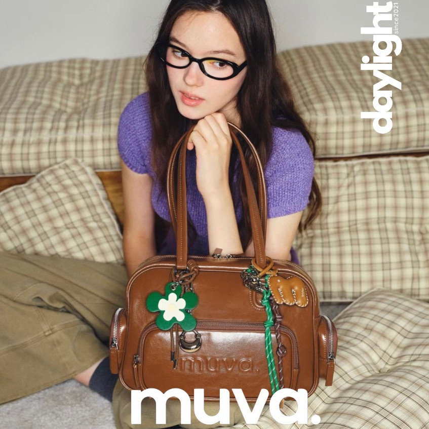 New️ Muva | muva city walk shoulder bag กระเป๋าสะพายไหล่หนังแท้ uro | Shopee Thailand