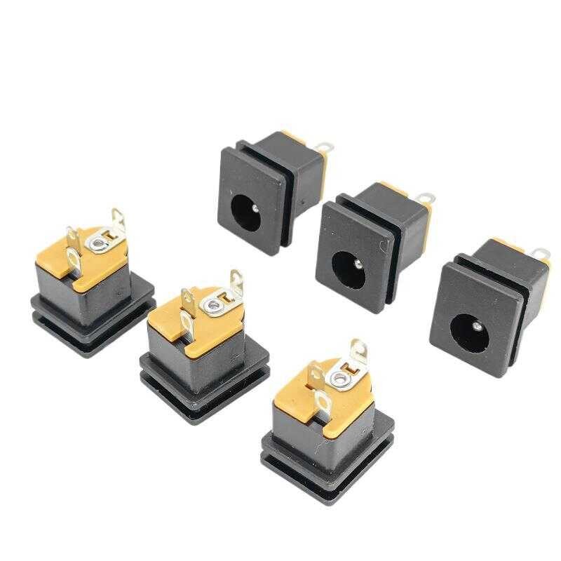 ปลั๊กไฟ DC Dc-015 ประเภทการ์ด 5.5 * 2.1 / 2.5 มม. ปลั๊กไฟ DC DC หญิง | Shopee Thailand