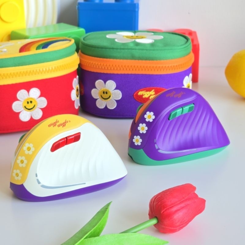 ( พร้อมส่ง ) Wiggle Wiggle x ABKO Vertical Mouse เมาส์ทรงตั้ง ช่วยลด ...