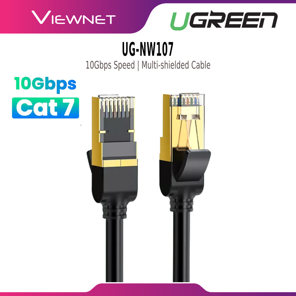 UGREEN NW107 CAT 7 FTP สาย LAN ETHERNET PATCH CABLE GIGABIT RJ45 ...
