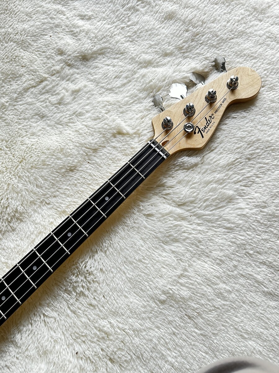 Fender Precision P Bass 4 String สีดําไฟฟ้าเบสกีตาร์ Professional Bass ...