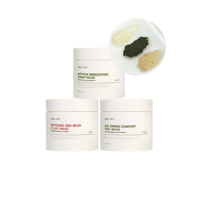 พร้อมส่ง| Bell Moi AC Green Comport Gel Mask / Spitox Reboosting Deep ...