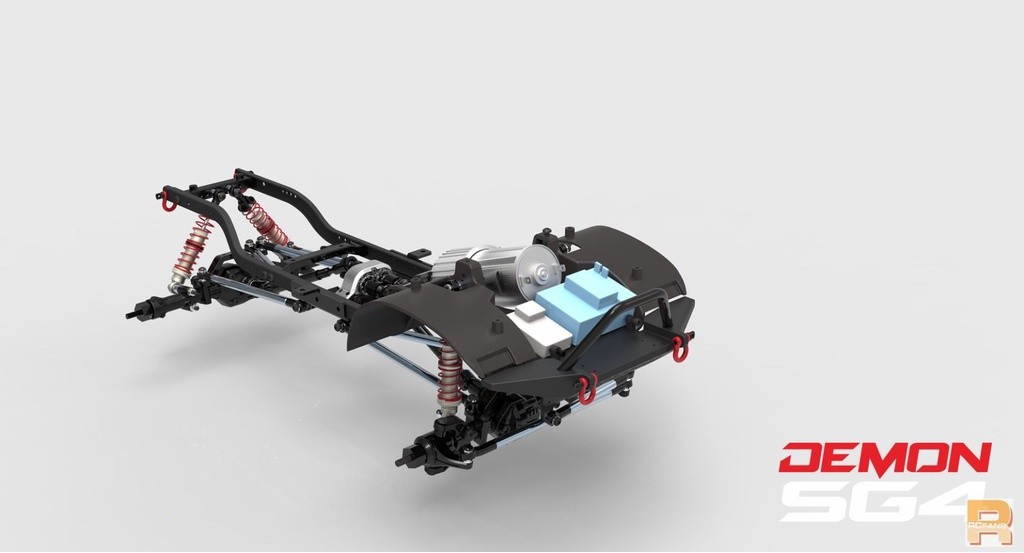 Cross RC DEMON SG4 4WD 4X4 ชุด Hard Shell 1/10 RC ไฟฟ้ารีโมทคอนโทรลรุ่น ...