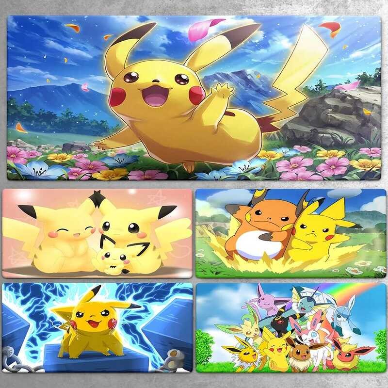 MINISO Pokemon แผ่นรองเมาส์ขนาดใหญ่ XXL Pad คีย์บอร์ดอุปกรณ์เสริม ...