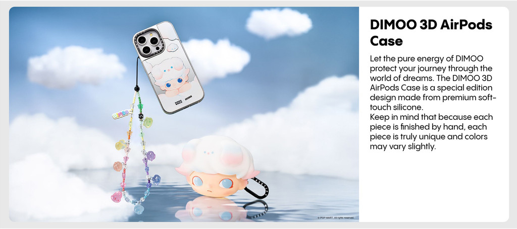 Casetify X POP MART - DIMOO WORLD DIMOO ใน Cloud Case แม่เหล็กดูด Hard ...