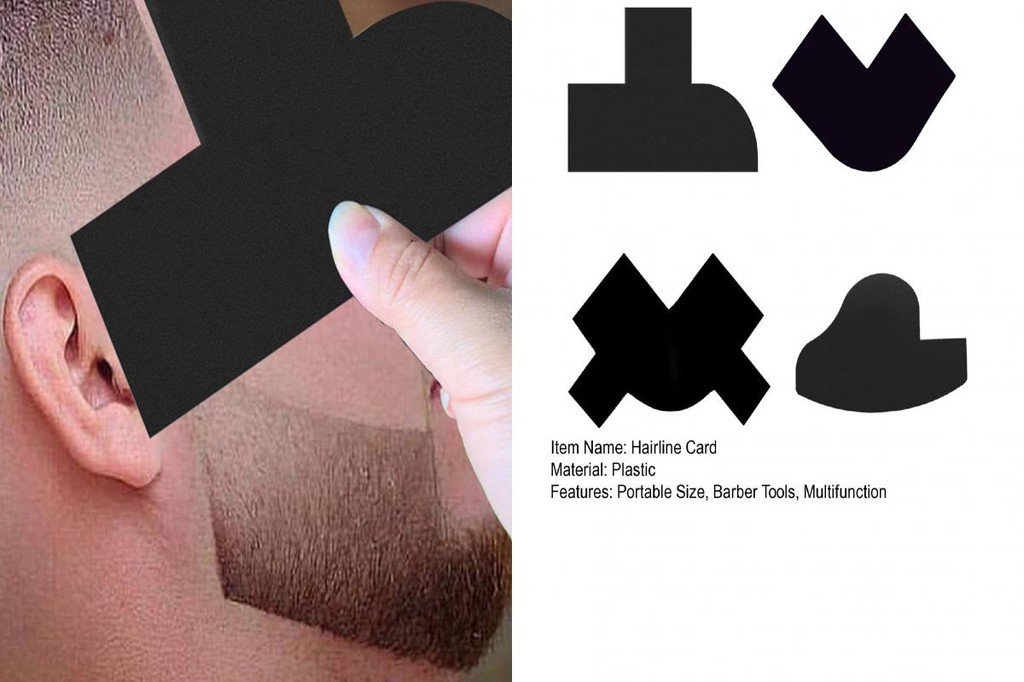 Reusable Hairline Tool ตัดผม Hairline ท่องเที่ยวตัดผม Hairline ...