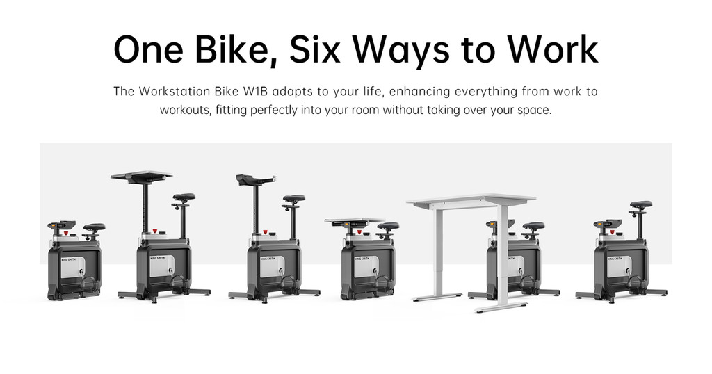 Kingsmith Foldable Workstation Bike W1B จักรยานออกกำลังกายแบบพับได้ ...