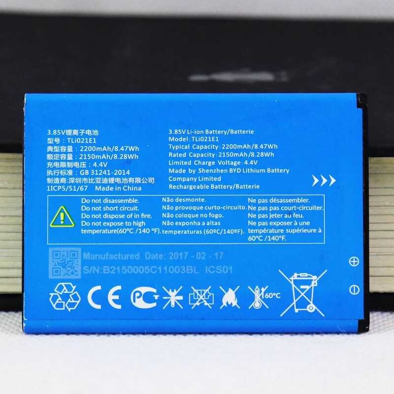 แบตเตอรี่โทรศัพท์สําหรับ Alcatel Tli013ca 1380 Mah/Tli016d1 1680 Mah ...