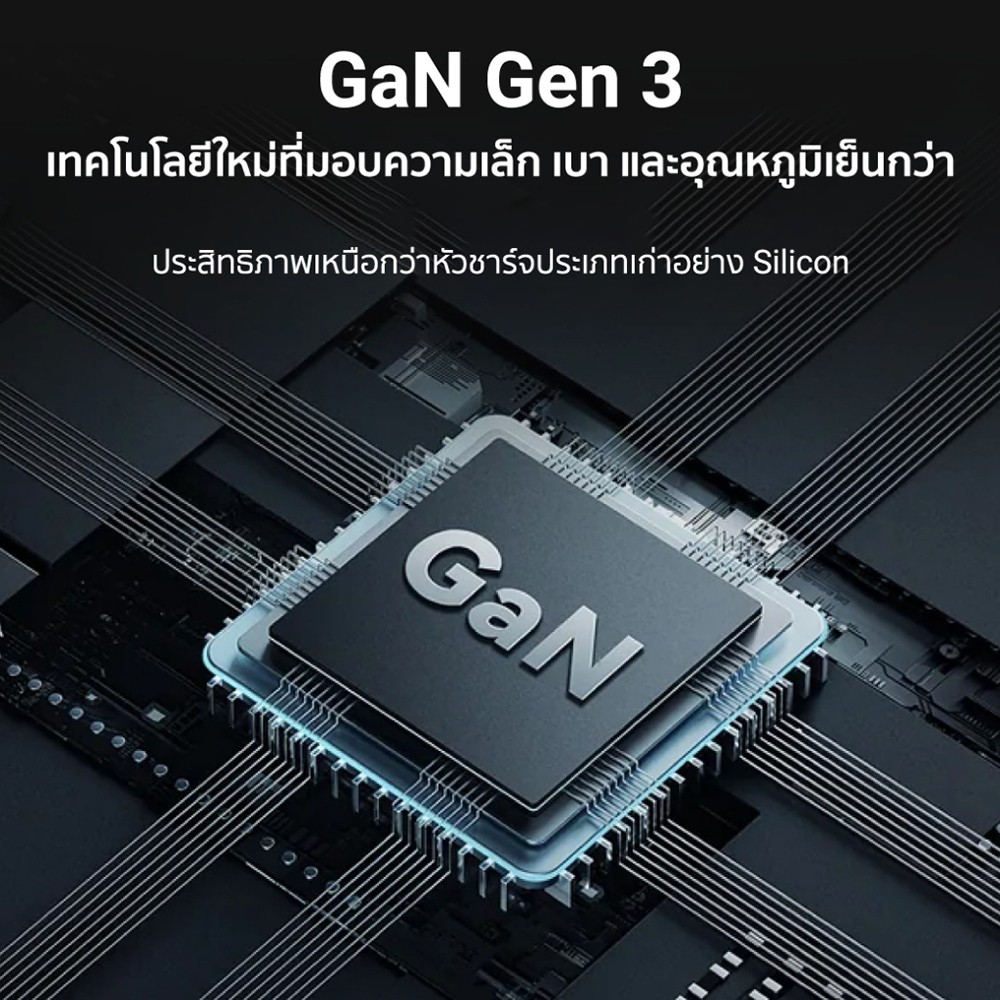 ZMI CUKTECH A15C GaN3 67W หัวชาร์จ 3 พอร์ต 2 USB-C / 1 USB-A udks ...