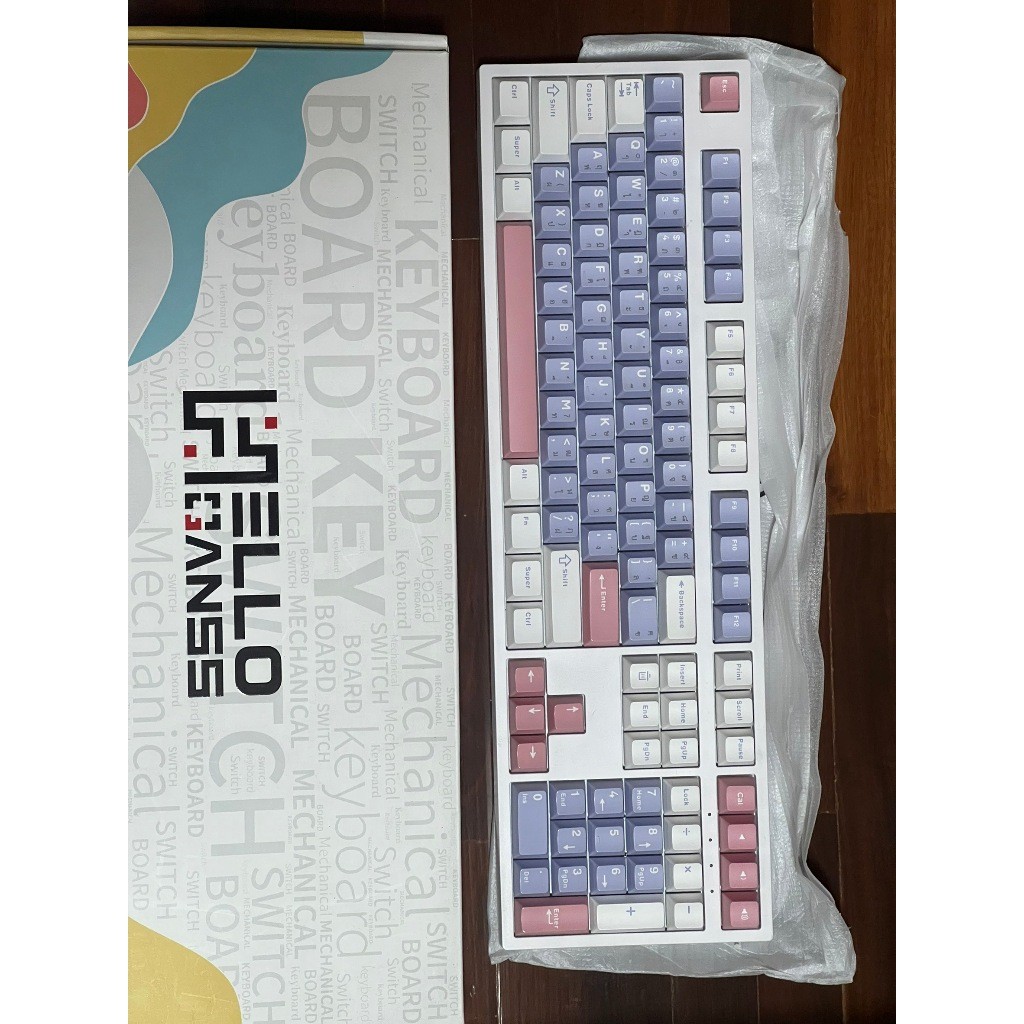 **(สินค้ามือสอง)** Hello Ganss HS108T V2 Hotswap RGB Bluetooth Keyboard Thai | Shopee Thailand