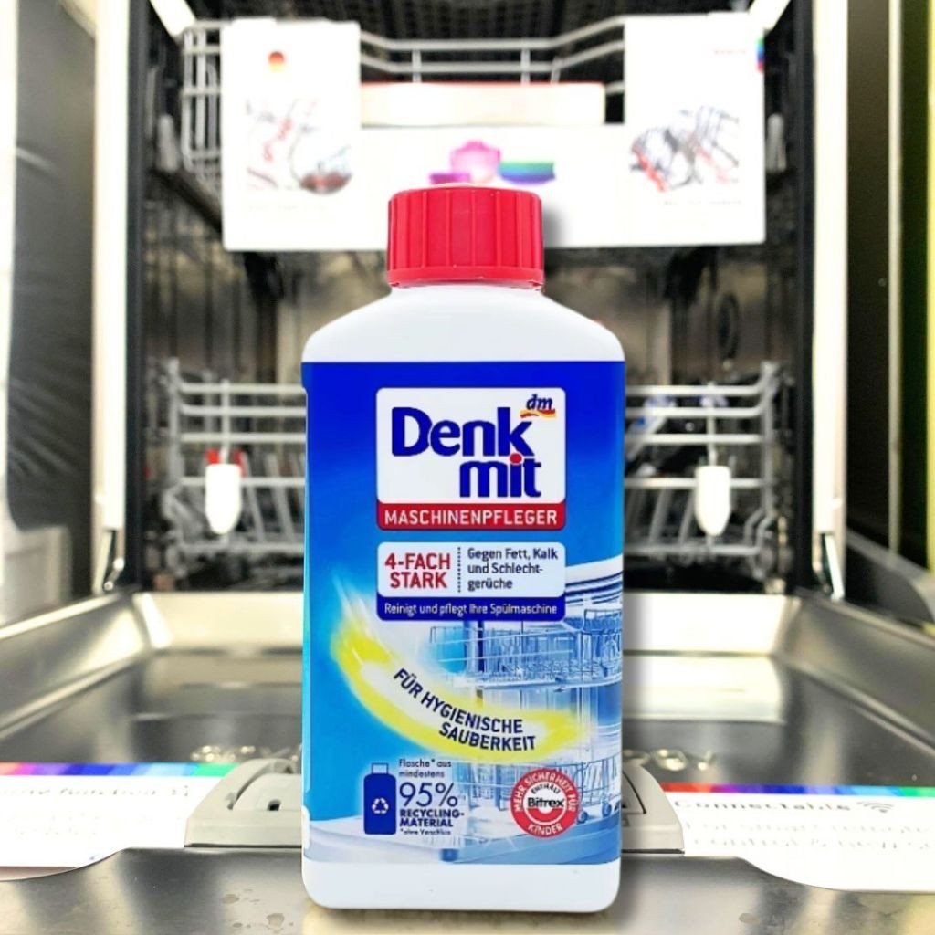 ชุดทำความสะอาดจาน ผงล้างจาน+เกลือ+น้ำยาแววาว Denkmit Dishwasher สำหรับ ...