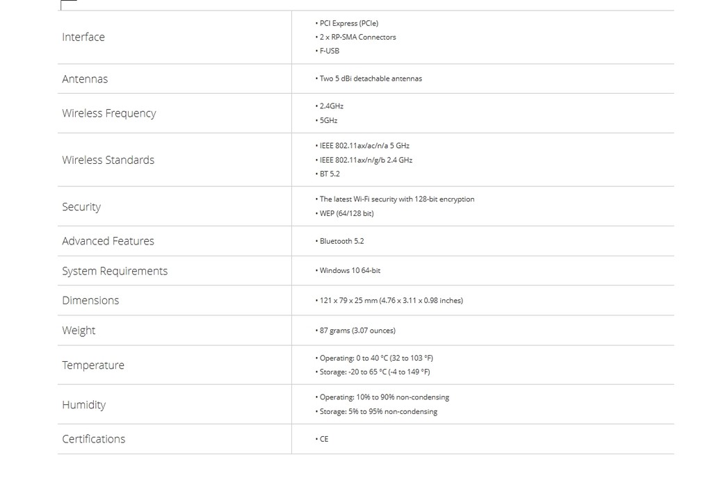 🛵มีส่งด่วน💨 D-LINK (DWA-X562) Wireless AX1800 Wi-Fi 6 Bluetooth PCI Express Adapter รับประกัน LT ...
