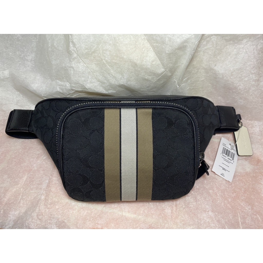 Coach thomp กระเป๋าคาดอก ผู้ชาย สีซีดำ | Shopee Thailand