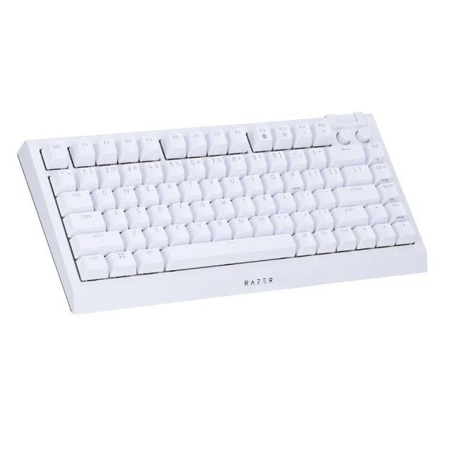 KEYBOARD (คีย์บอร์ด) RAZER BLACKWIDOW V4 75% (WHITE) (RAZER ORANGE ...