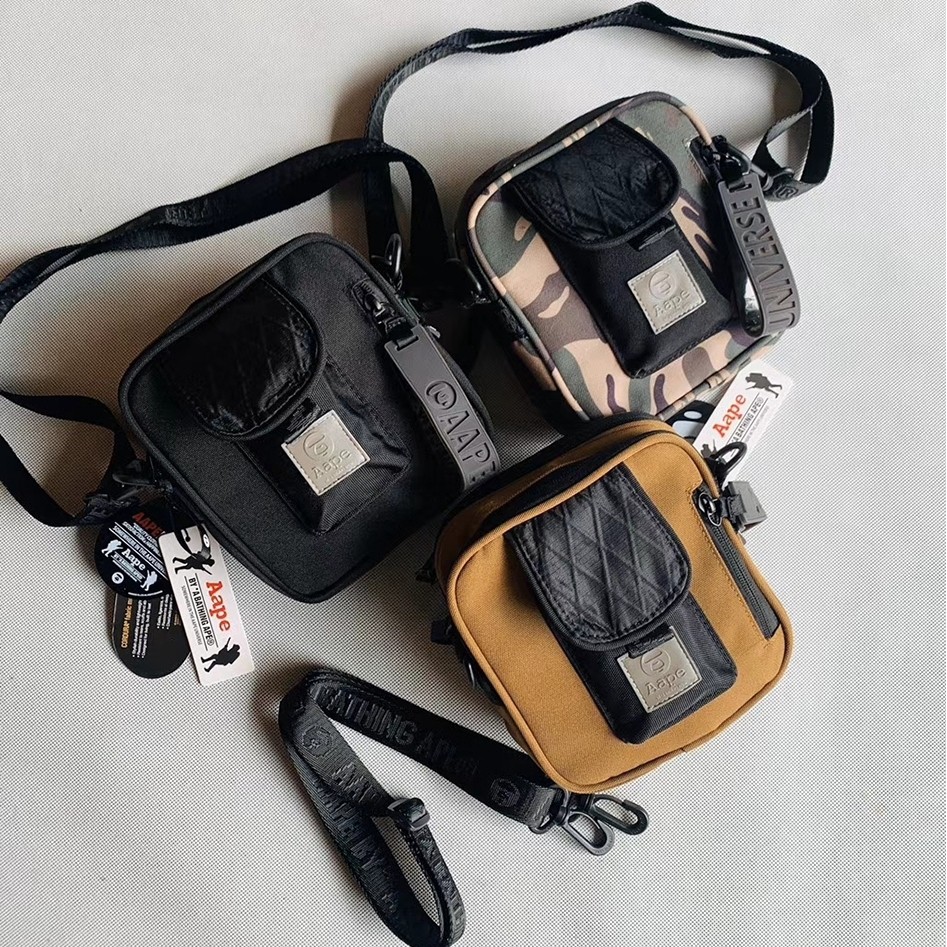 ในสต็อก L) Bape Square Crossbody Bag Chest Bag Sling Bag | Shopee Thailand