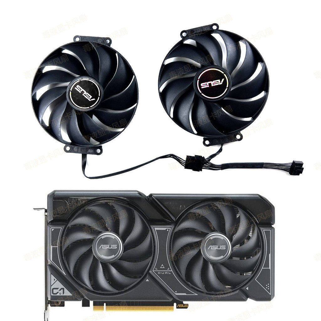 Asus/asus RTX 4060 4060ti 4070s Snow Leopard DUAL EVO กราฟิกการ์ดพัดลม ...