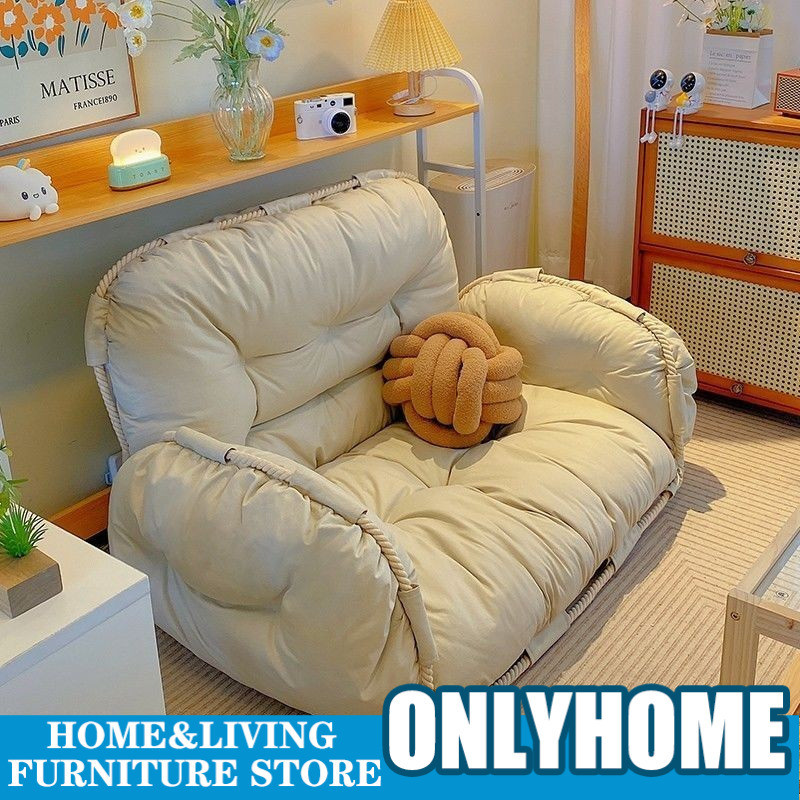 Lazy Sofa เสื่อทาทามิ Double Bedroom Room ระเบียง โซฟาขนาดเล็ก Lazy ...