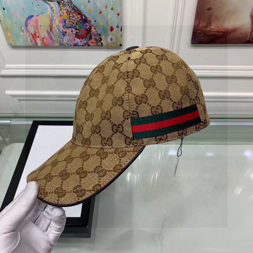 Gucci คุณภาพสูง Cross-border ใหม่หมวกผู้หญิงอเนกประสงค์ G ตัวอักษรเบส ...