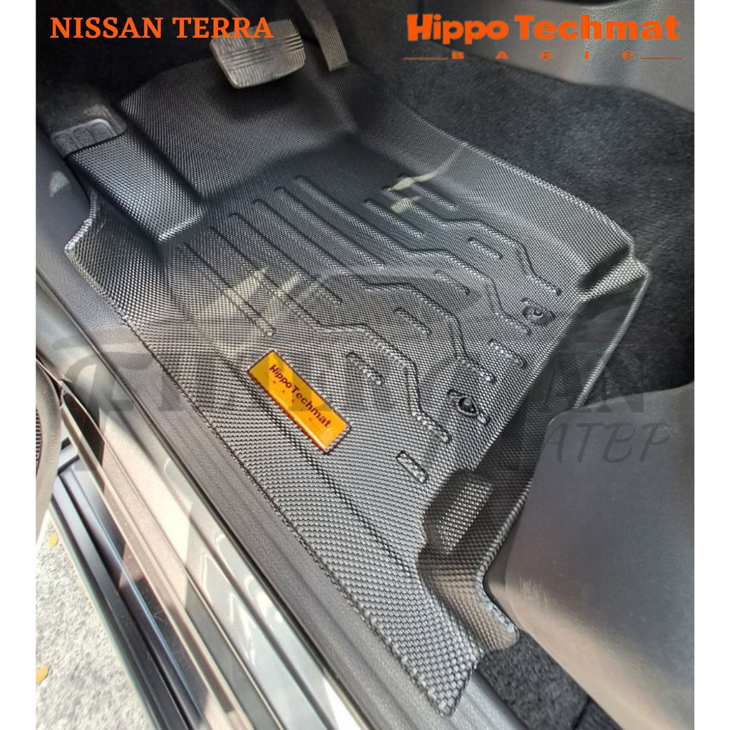 ในสต็อก NISSAN TERRA 2018-2025 Hippo Techmat Basic Deep Dish WITH SMALL CARGO TRUNK TRAY ...
