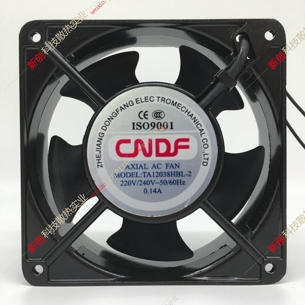ยี่ห้อใหม่ CNDF TA12038HSL-2 TA12038HBL-2 AC220V 12 ซม. 12038 พัดลม AC ...