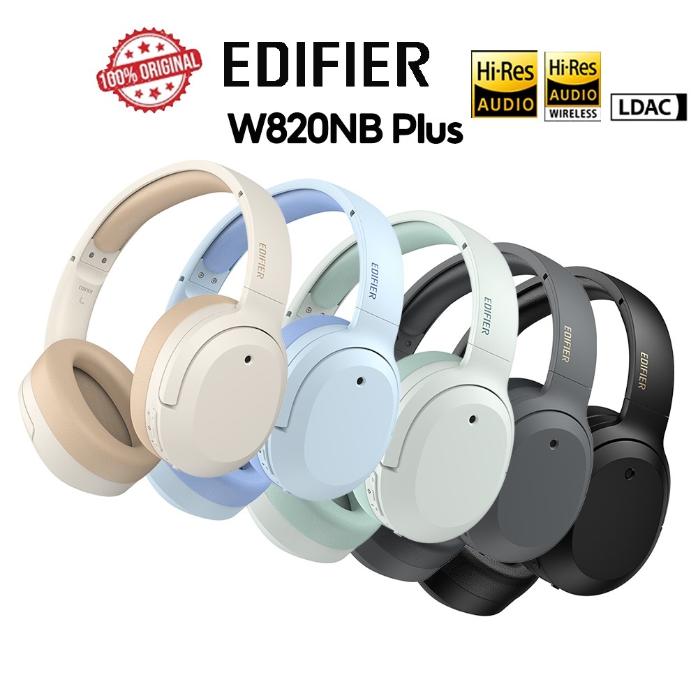 Edifier W820NB/W820NB Plus หูฟังครอบหูตัดเสียงรบกวนไร้สาย | Shopee Thailand