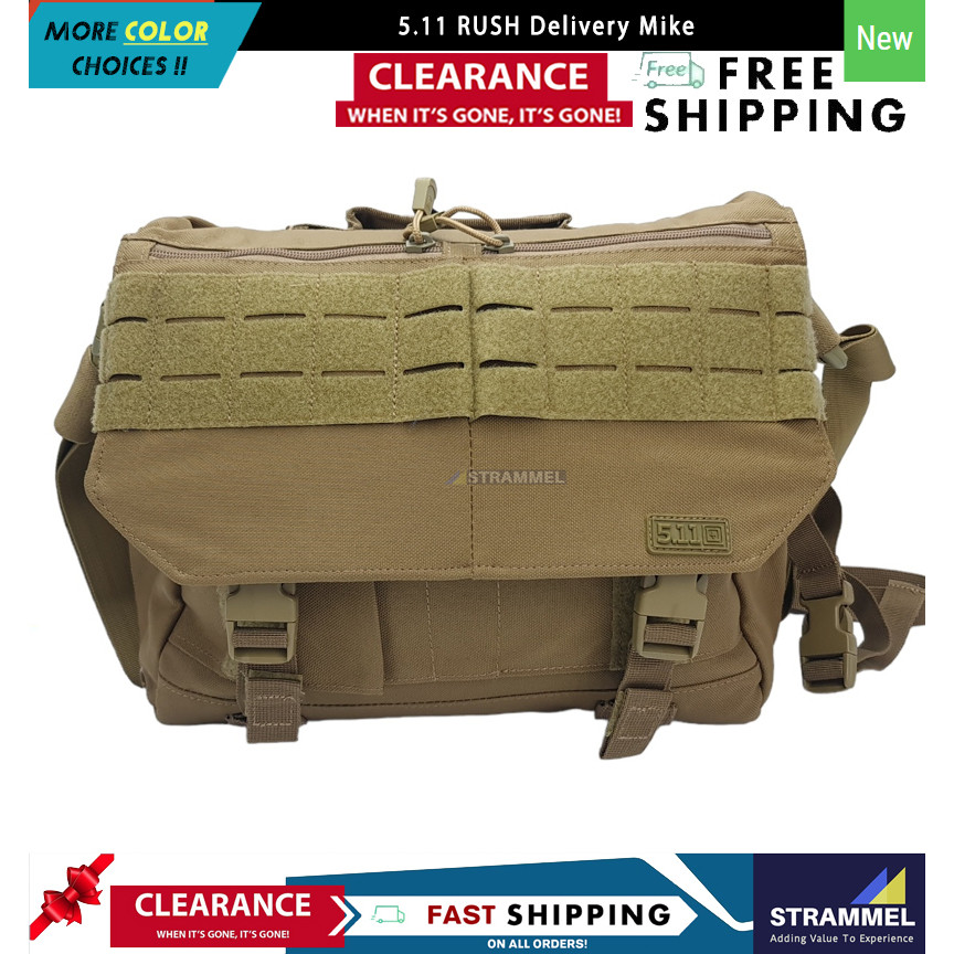 5.11 511 RUSH Delivery Mike Tactical Crossbody Messenger Bag Heavy Duty ...