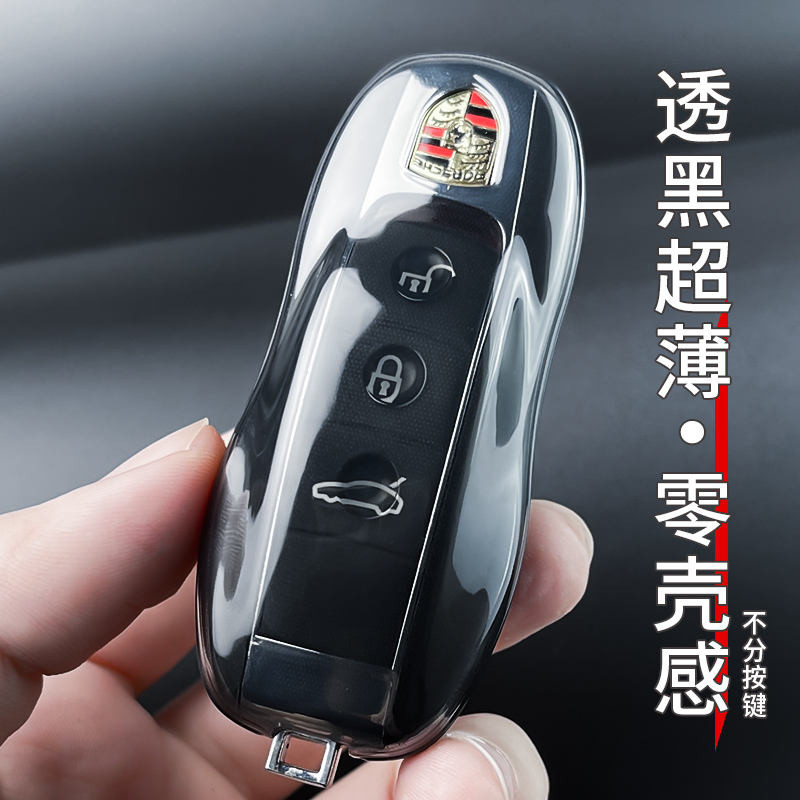 เหมาะสําหรับ Porsche Key Shell Macan Cayenne 718 Panamera 911 Taycan ...