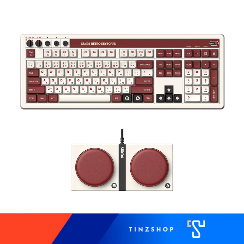 [Clearance] CLS-0507 8BitDo Retro 108 Mechanical Keyboard คีย์บอร์ดเกม ...
