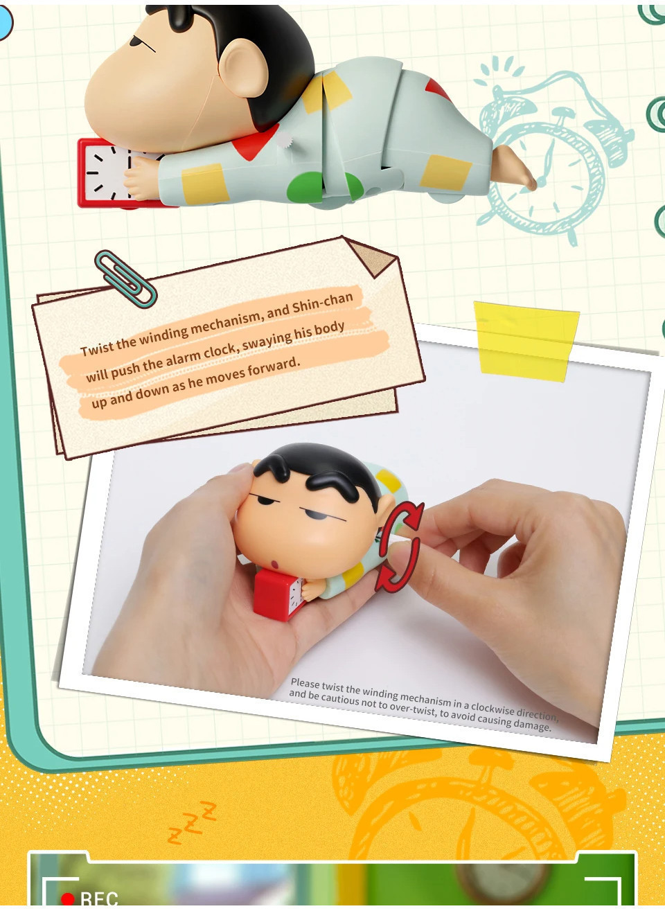 Crayon Shin Chan Dynamic Shin Life กล่องตาบอดสะสมของเล่นไขลานเดสก์ท็อป ...