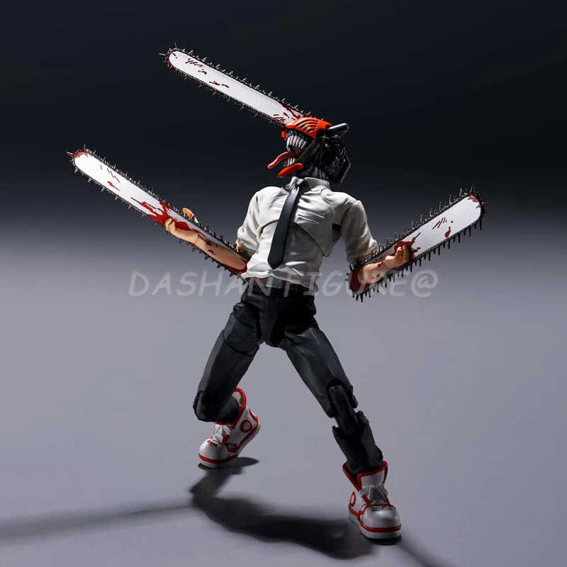 15Cm Anime Shf Chain Saw Man Denji Action Figure Joint มือถือตุ๊กตาคอล ...
