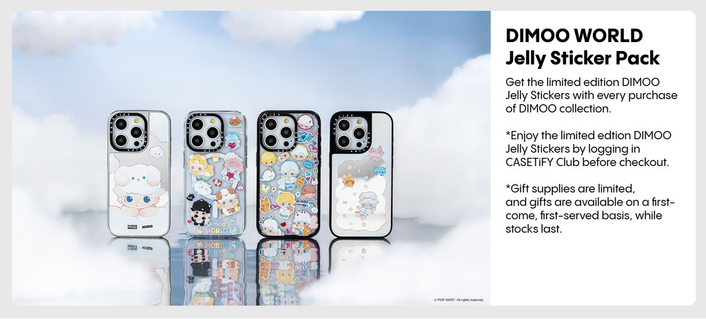 Casetify X POP MART - DIMOO WORLD Dream พร้อม DIMOO เคสแม่เหล็กดูด Hard ...