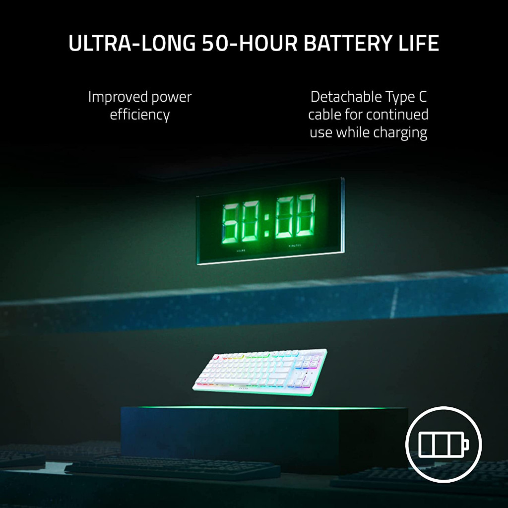 Razer Deathstalker V2 Pro TKL - คีย์บอร์ดเกมมิ่ง Mechanical Optical ...