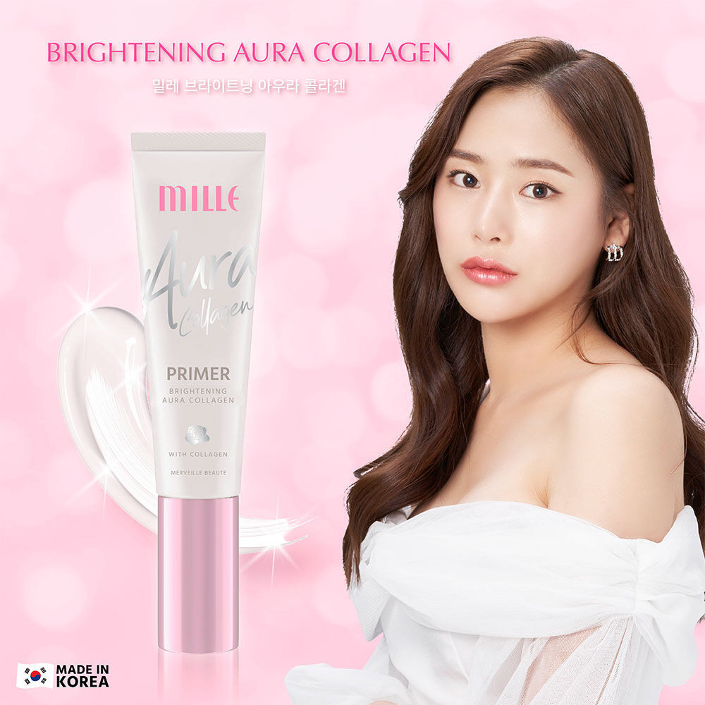 Mille Primer มิลเล่ ไพรเมอร์ 30g (Snail Bright/Brightening Aura ...
