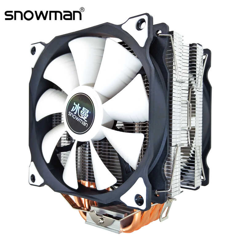 ซีพียู 5 SNOWMAN Cooler 6 ท่อความร้อน 120 มม. 4 ขา PWM RGB สำหรับ Inte ...