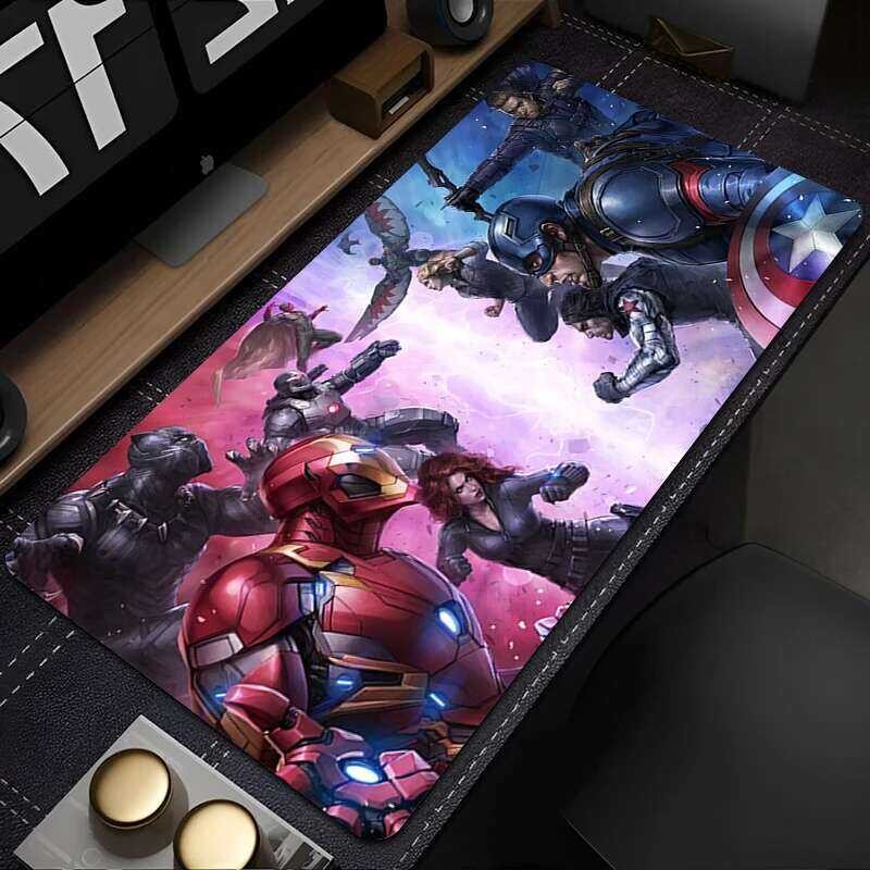 รูปแบบเกม Mousepad Pad ยางแผ่นรองเม้าส์โต๊ะ M-marvel Gaming Non Slip ...
