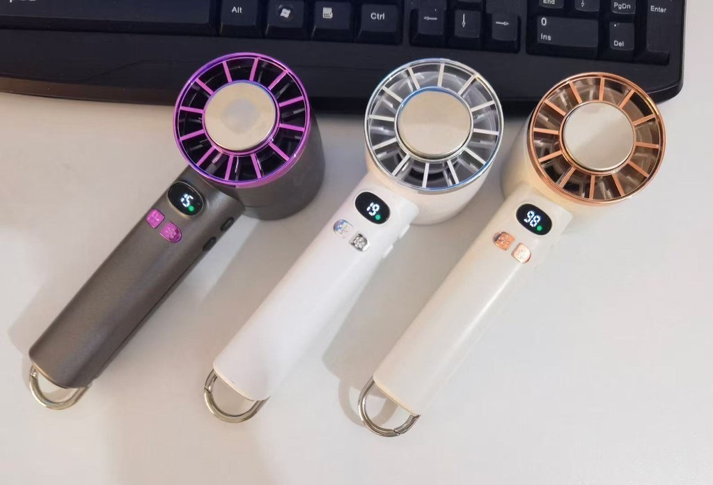 H38 พัดลมไอเย็น พกพา Ice pack Wuji Handheld fan พัดลมมือถือ รุ่นJY-01 ...