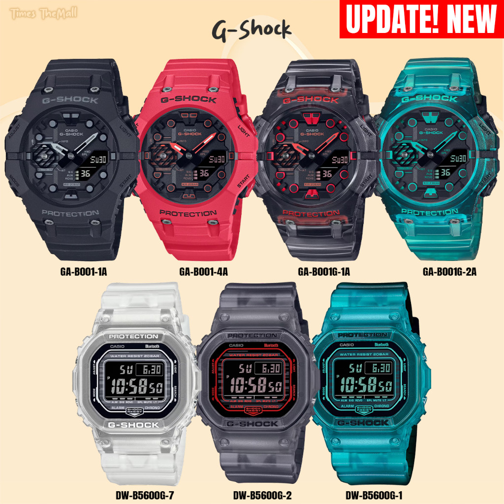 G-SHOCK รุ่น GA-B001,DW-B5600G ของแท้ประกัน CMG 1ปี | Shopee Thailand