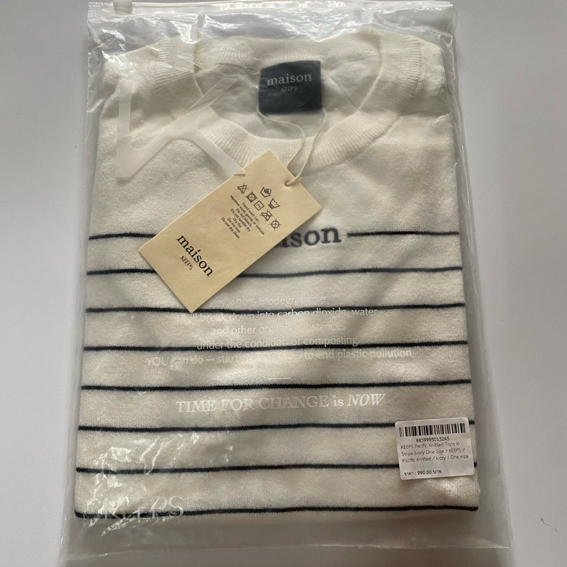 เสื้อไหมพรมแขนสั้น Keep design Maison เสื้อ Maison keep ผ้านิ่มมาก ของ ...
