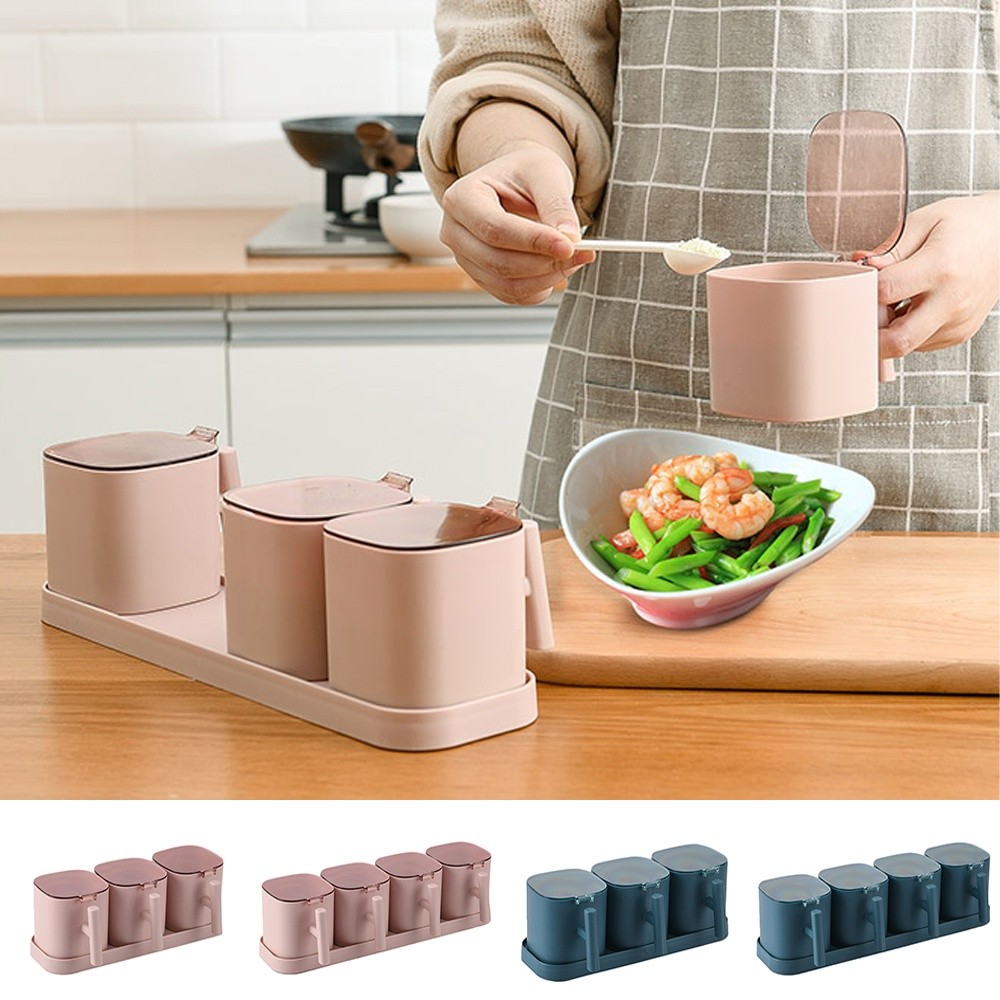 ในสต็อก Bekas Rempah Ratus Spice Container Set Tempat Letak Galam Bekas ...
