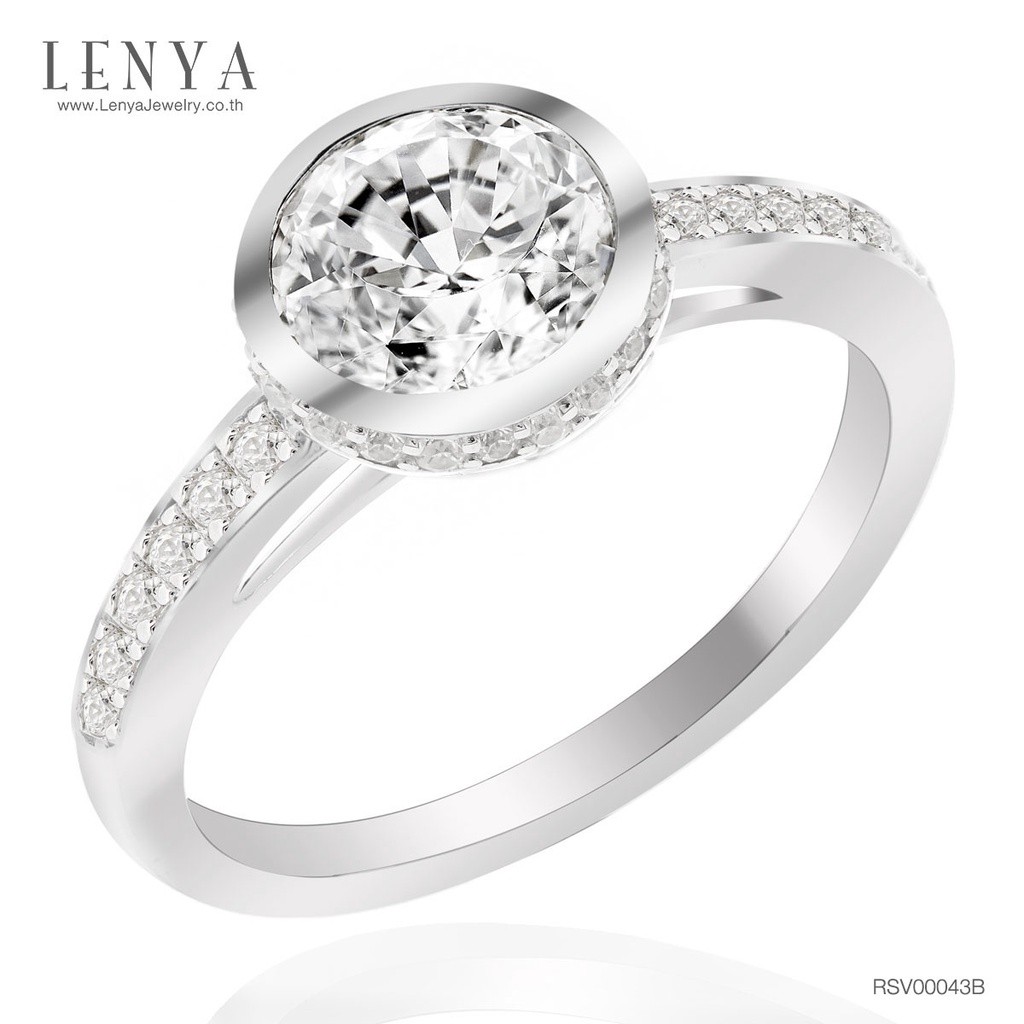 Lenya Jewelry แหวน LENYA ETERNAL ประดับด้วย SWAROVSKI ZIRCONIA รูปทรง ...