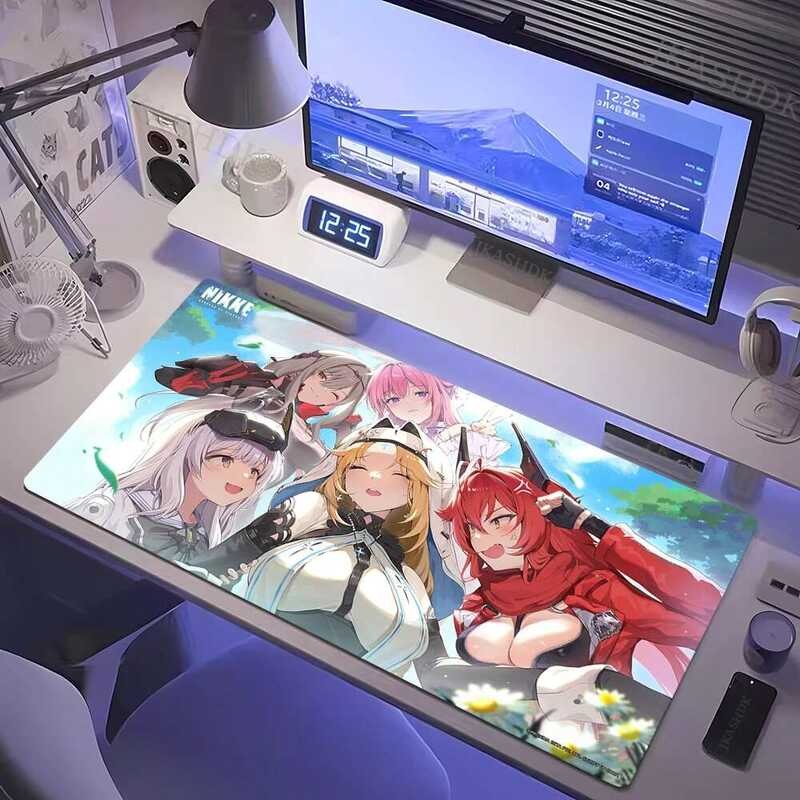 Nikke The Goddess of Victory Teclado แผ่นรองเมาส์อะนิเมะสาวเซ็กซี่ Mousepad แผ่นรองคีย์บอร์ด Pc ...