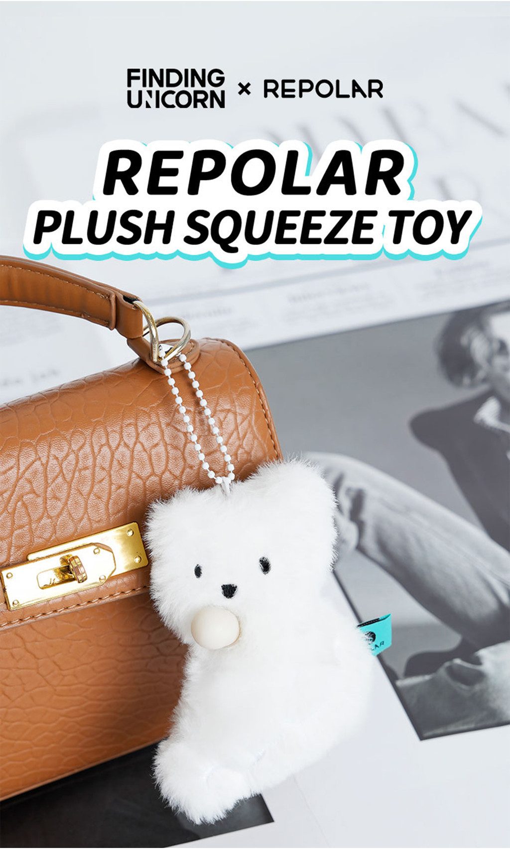 FINDING UNICORN REPOLAR Plush Squeeze Toy（Single Box 1Pc） | Shopee Thailand