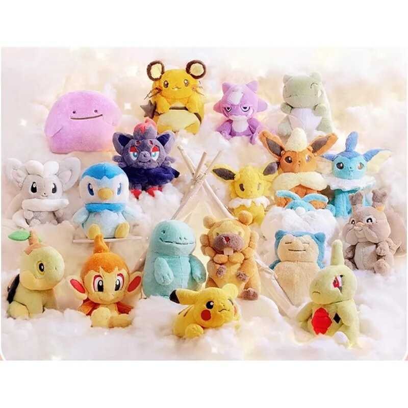 สินค้าคงคลัง Original Pokemon Piplop Pikachu Ditto Relaxo Dedenne ...