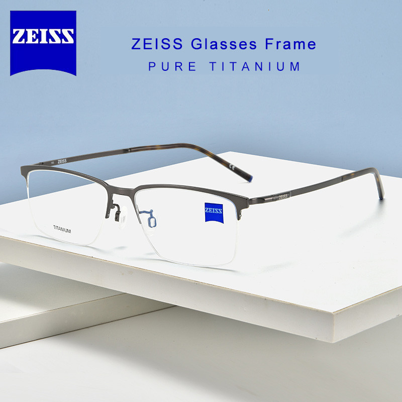 Zeiss Pure Titanium แว่นตา ZS22113 Vogue Half Frame Light-weight ...